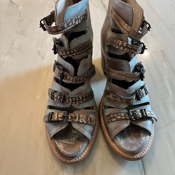 Quinn | Shoes | Freebird Quinn Gray Lace Up Boots | Poshmark